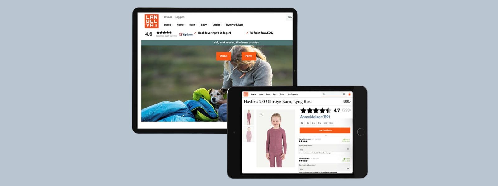 Customer feedback makes Lanullva's products better - Lipscore
